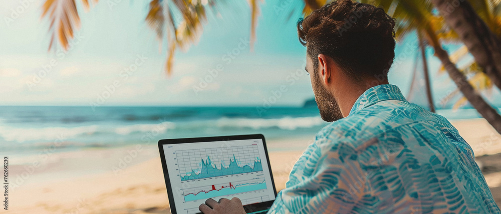 Foto de Successful rich stock trading investor, trader or broker ...