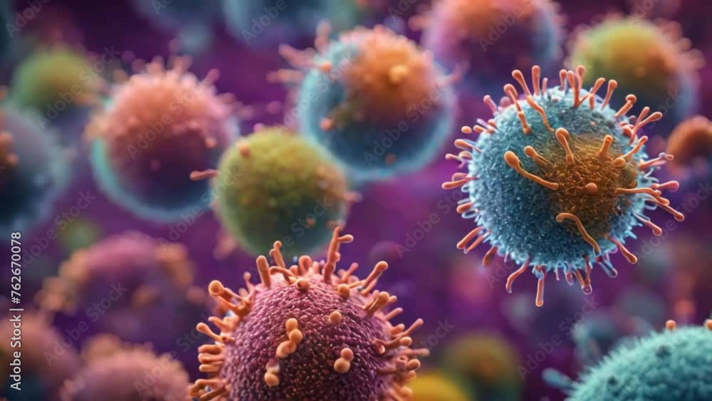 Different kinds of human molecules and bacteria affect the human body ...