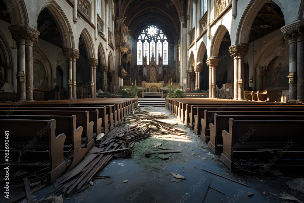 church interior, interior in church, inside big church, inside big ...