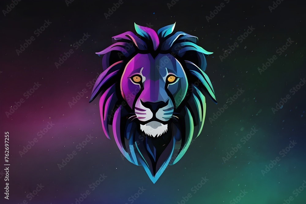 lion illustration, lion head vector, lion head logo, lion logo, lion ...