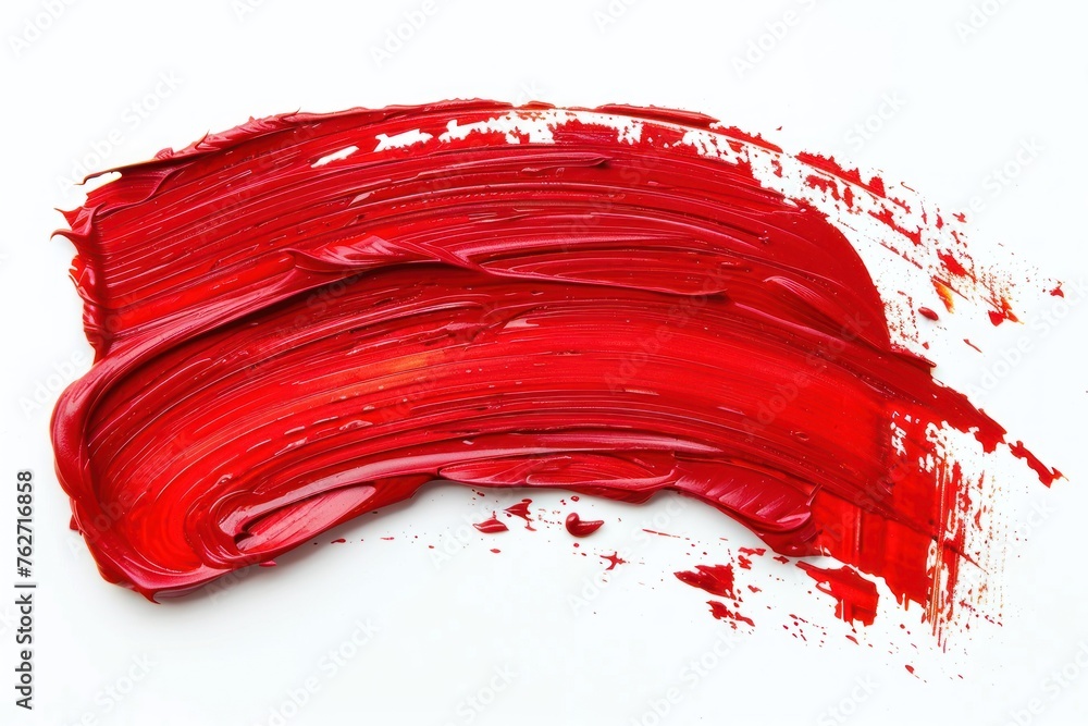 The brush stroke is thick and bold, creating a sense of movement and ...