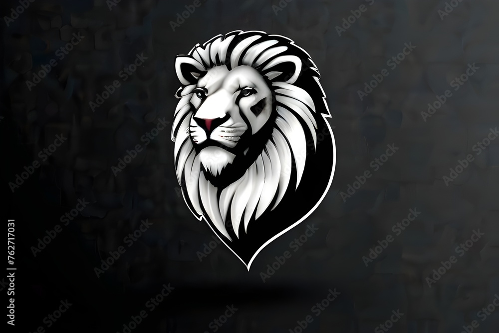 lion illustration, lion head vector, lion head logo, lion logo, lion ...