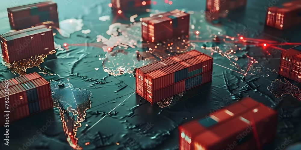 Global Logistics and Distribution System: Visualizing Shipping ...