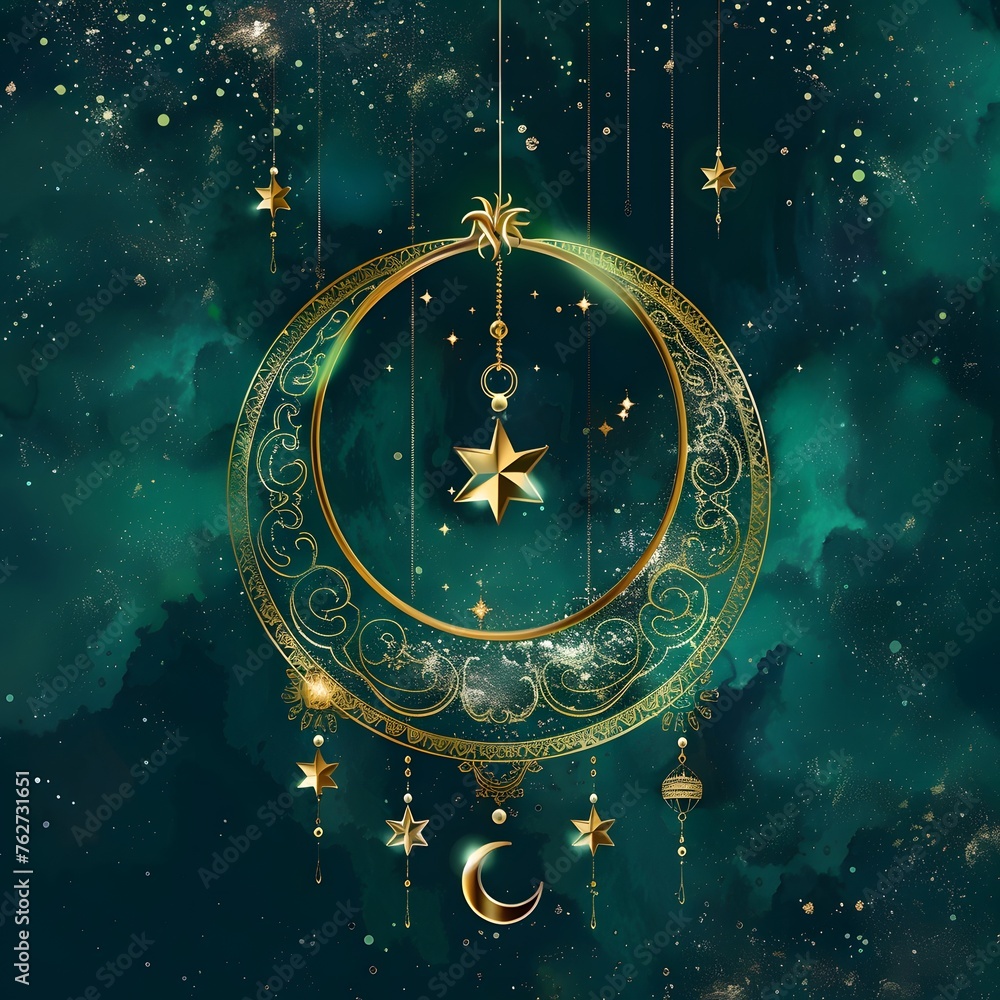 Moon eid, Eid ul adha moon, mountains Moon, Eid Ul Azha celebration ...