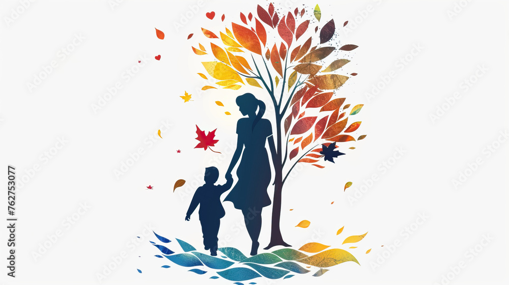 International Missing Children's Day logo of a mother and child ...