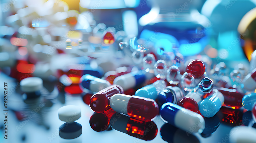 Biochemistry study: drug formulation focus, detailed molecular models ...