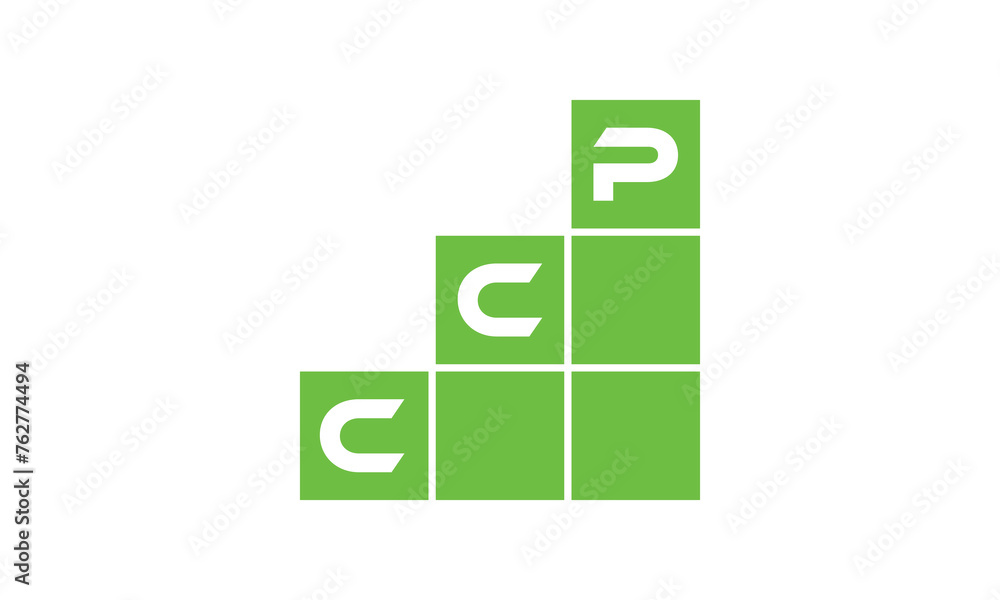 CCP initial letter financial logo design vector template. economics ...