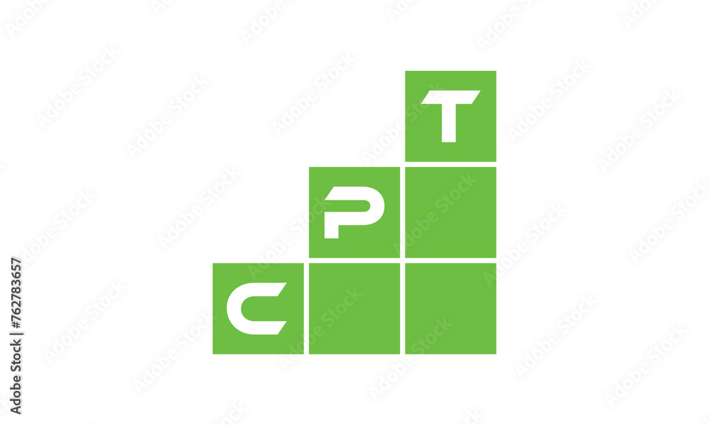 CPT initial letter financial logo design vector template. economics ...