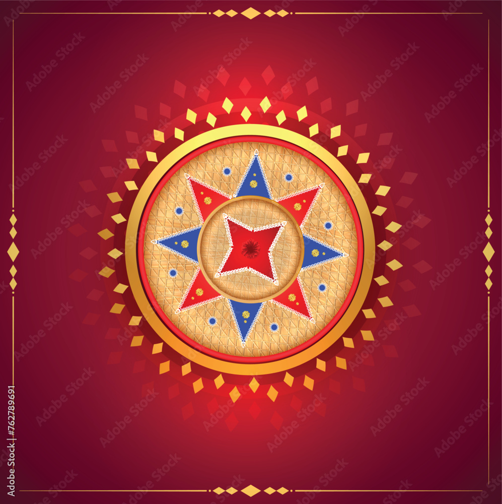 illustration of traditional hat of assam called Japi or Jaapi use it ...