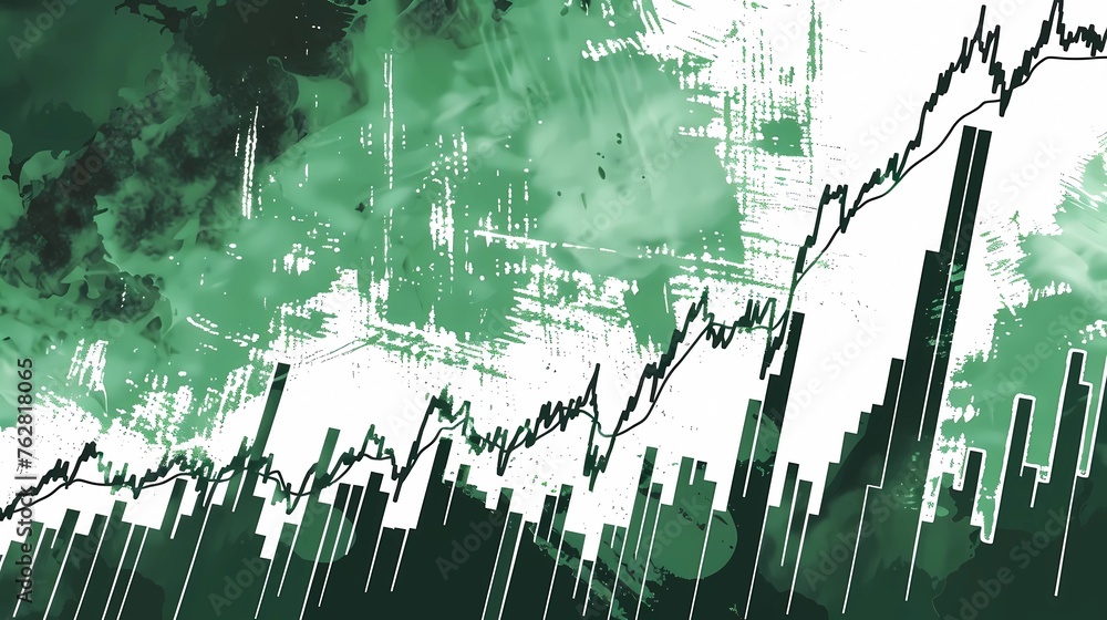 currency exchange chart background image of an exchange trading chart ...