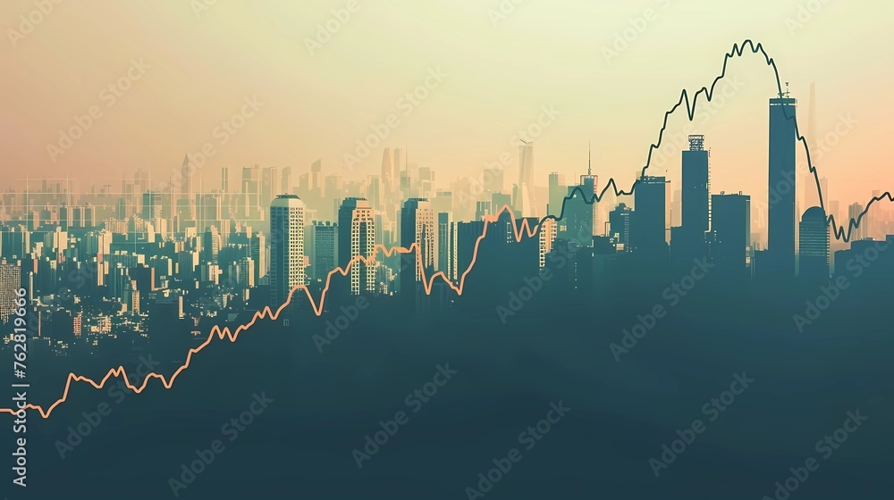 currency exchange chart background image of an exchange trading chart ...