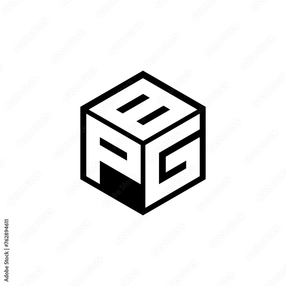 PGB letter logo design in illustration. Vector logo, calligraphy ...