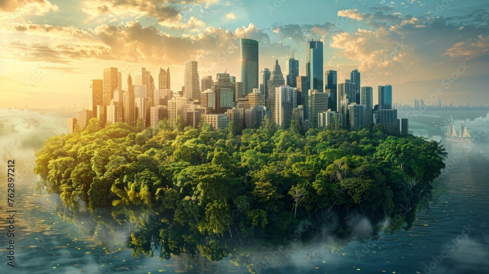 Urban conservation strategies integrate efficient land use, green ...