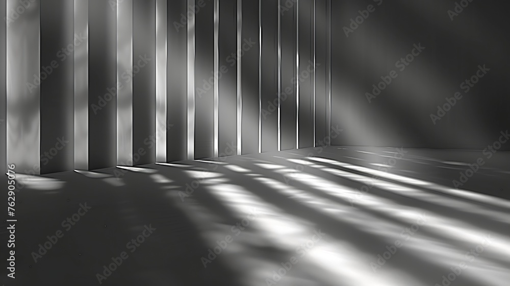 Gray shadow and light blur abstract background on white wall from ...