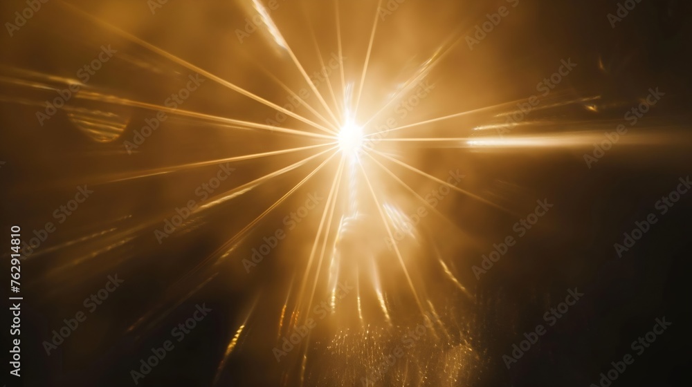 Sun Light Overlay Sun rays overlay Sun rays light isolated on black ...