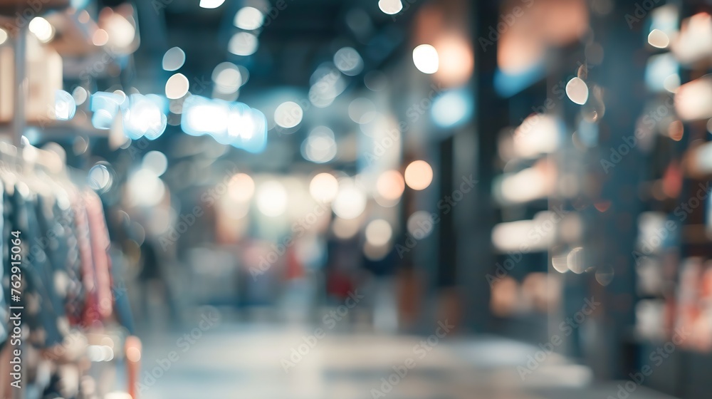 Blur store background Blur shop at mall for retail business background ...