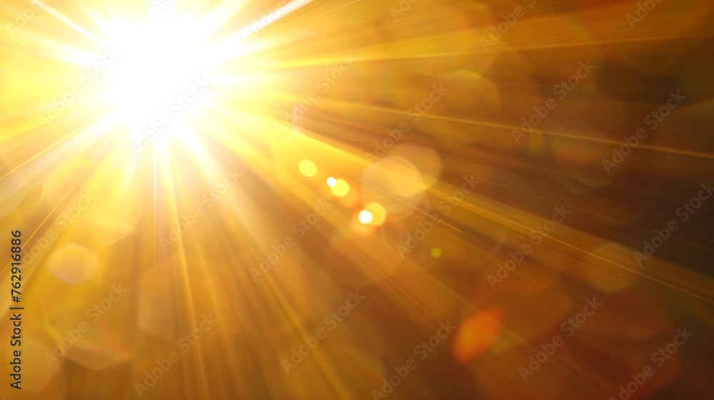 Sun Light Overlay Sun rays overlay Sun rays light isolated on black ...