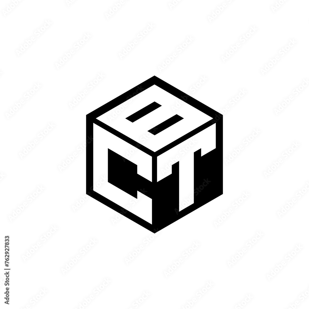 CTB letter logo design in illustration. Vector logo, calligraphy ...