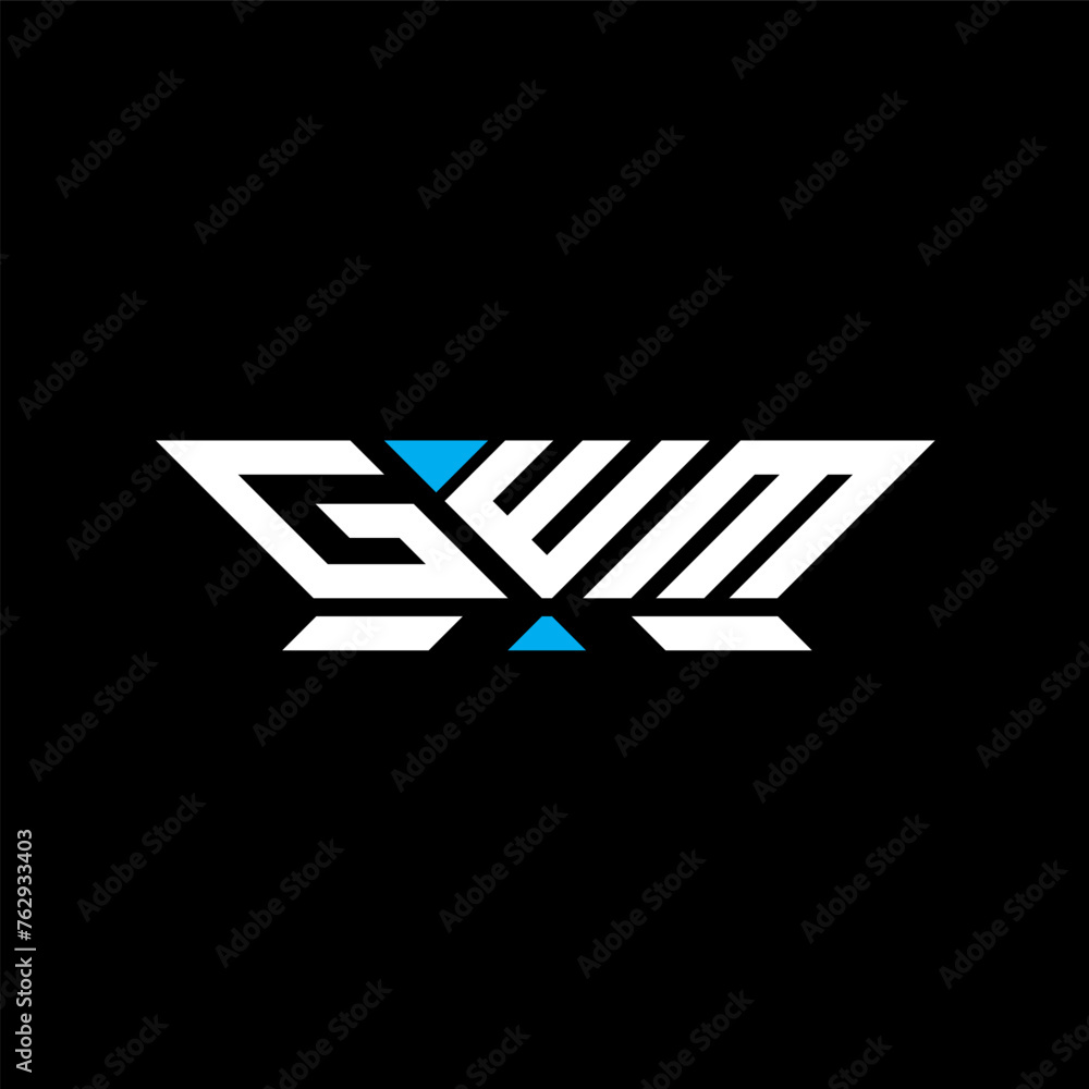 GWM letter logo vector design, GWM simple and modern logo. GWM ...