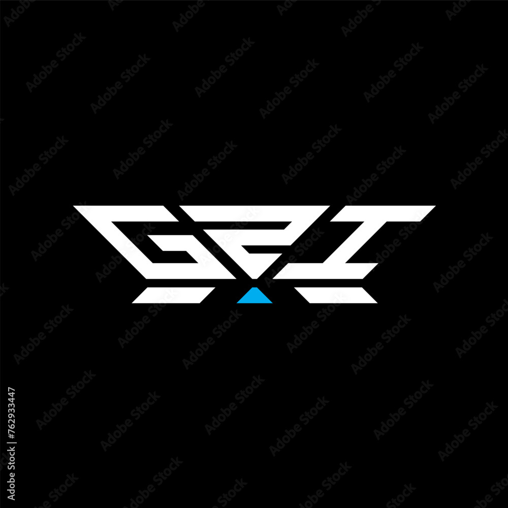 GZI letter logo vector design, GZI simple and modern logo. GZI ...