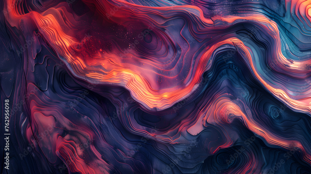 wood texture background transformed into a psychedelic wonderland, with ...