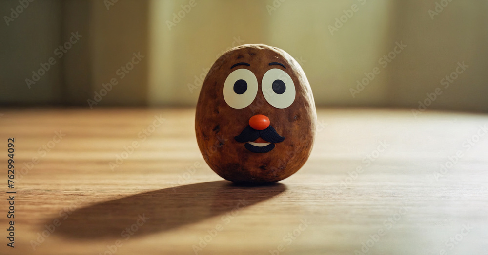 Cute and fun potato head with various interchangeable parts, perfect ...