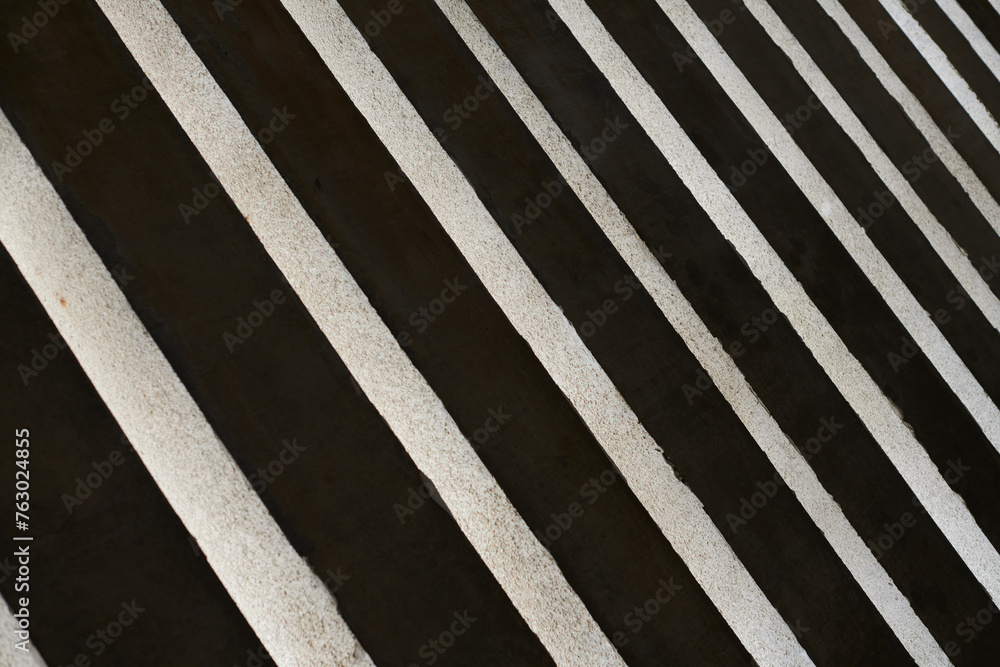 Symmetrical row of columns for maintain architectural structure ...