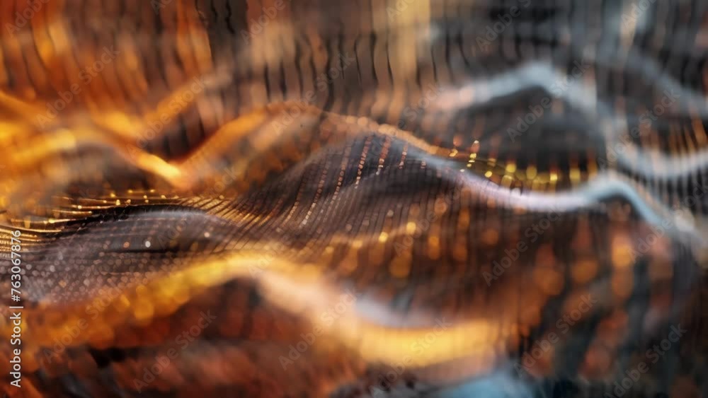 A snapshot of a sound wave colliding with a barrier made of acoustic ...