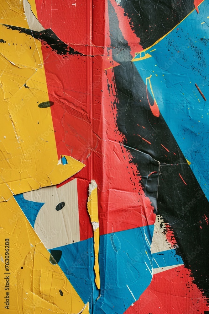 analog art collage from old magazines in vintage pop art style, home ...
