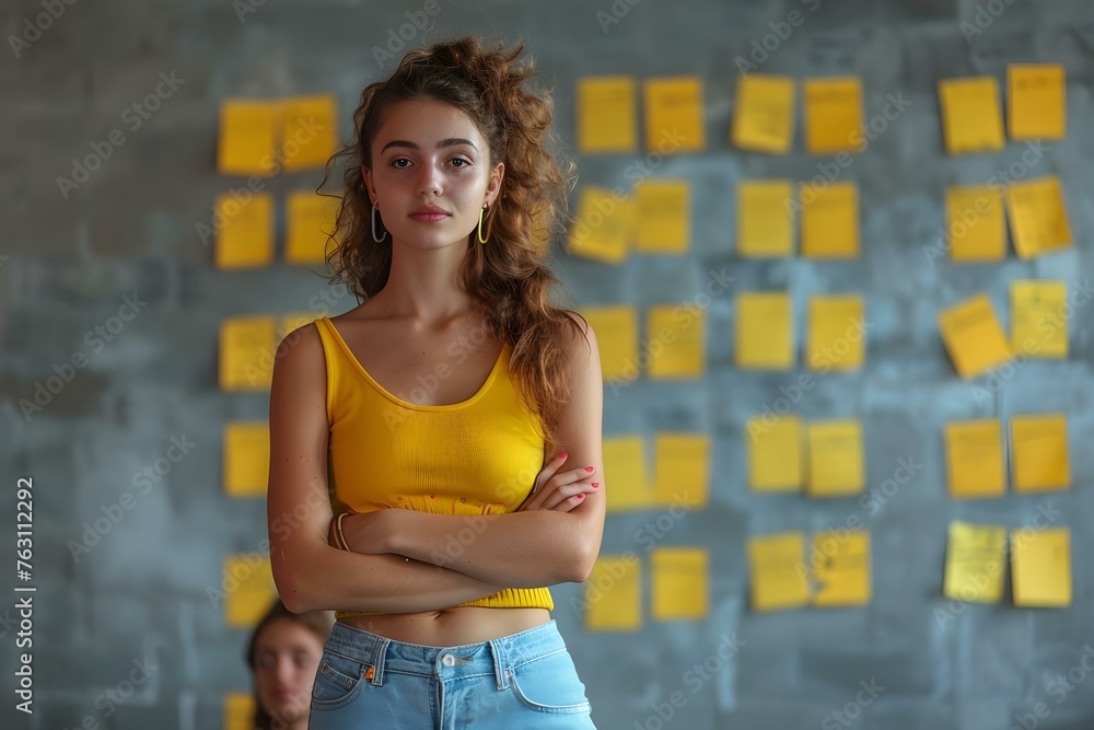 Facilitator guides team discussion on Scrum Agile methodology with ...