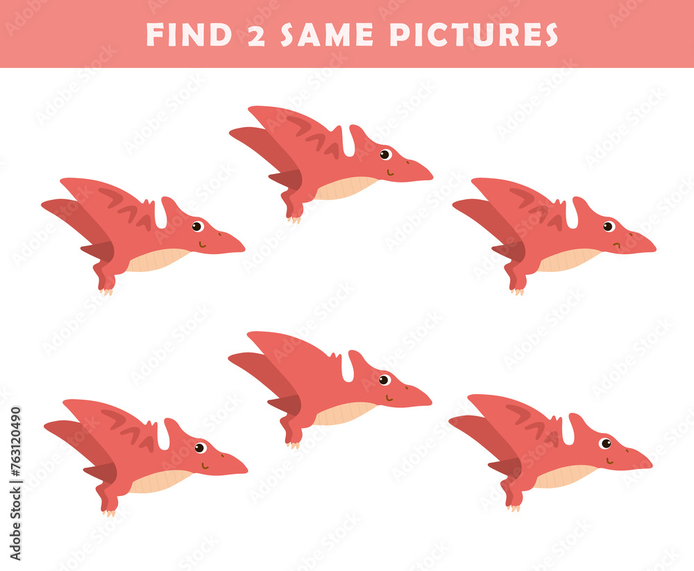Find 2 same pictures. Puzzle game for children. Preschool worksheet ...