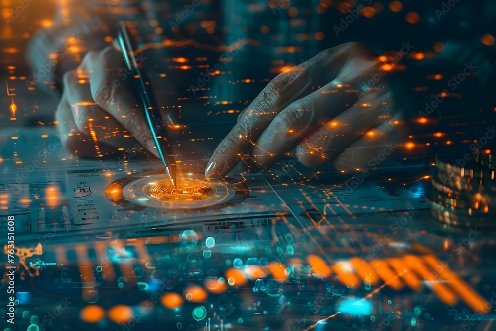 Experts use tools to analyze and minimize financial risks for the ...