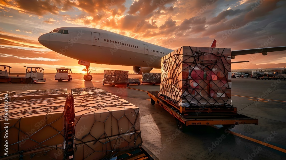 Loading Cargo Onto a Plane: International Freight Transport at an ... Loading Cargo Onto a Plane: International Freight Transport at an ...