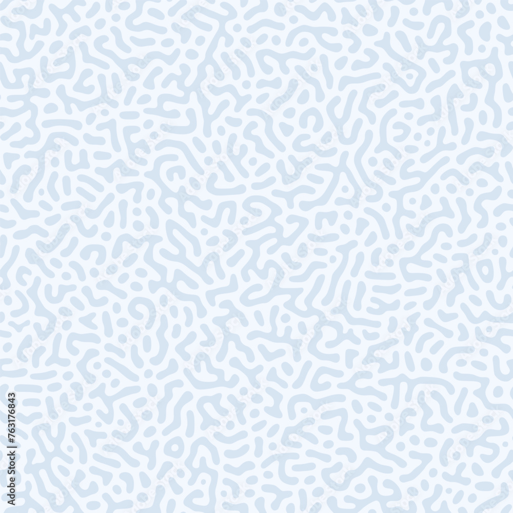 Organic Seamless Pattern Irregular Bacteria Background Repeated Line