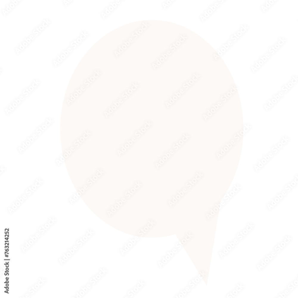 Speech Bubble Icon. Simple Message Text Box Element Doodle Symbol. SVG ...