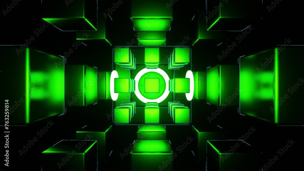 seamless loop 3d animation geometric patterns for live concert music ...