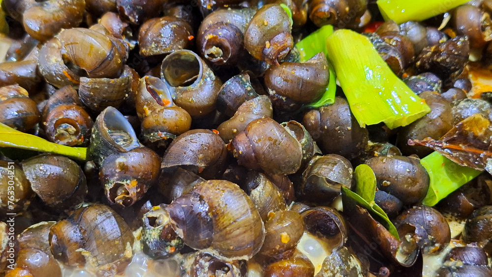 Tutut Stew, Traditional Food from Indonesia, Made from Tutut is a kind ...