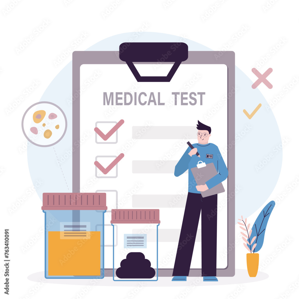 Urine analysis. Laboratory worker conduct research and tests with pee ... Urine analysis. Laboratory worker conduct research and tests with pee ...