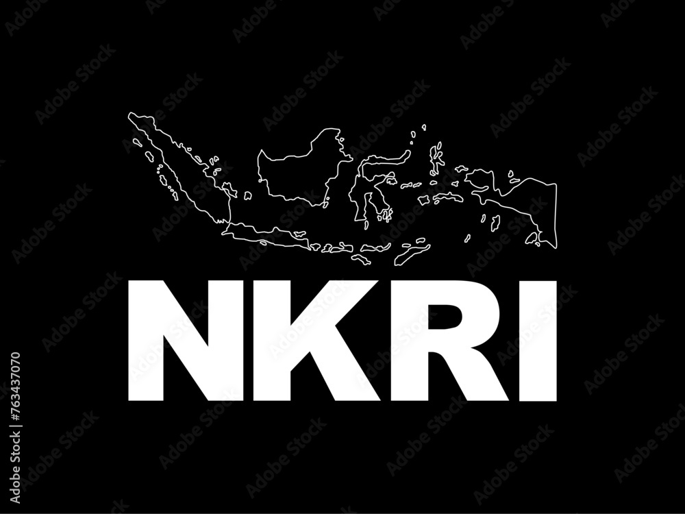 NKRI, Negara Kesatuan Republik Indonesia, Indonesia Map, can use for ...