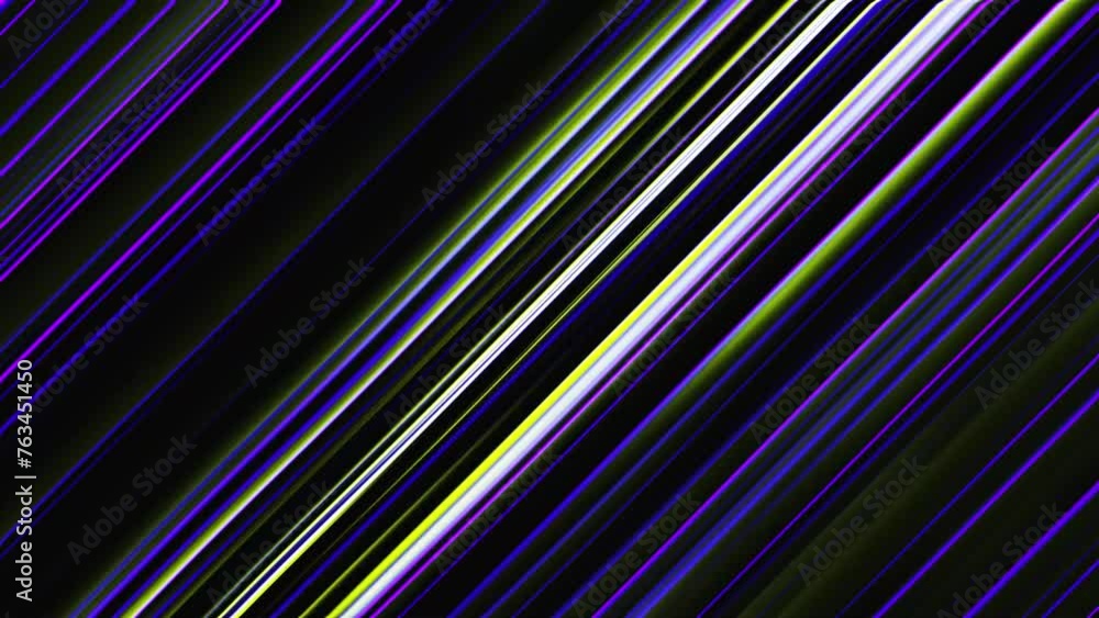 Animation of dynamic and vibrant speed lights video effect, with ...