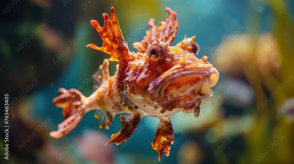 Frogfish: This fish uses fins like legs. Can walk on the sea floor and ...