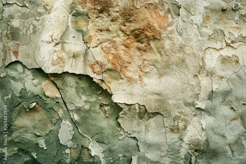 Aged Cracked Paint Texture. A detailed image showcasing a variety of ...