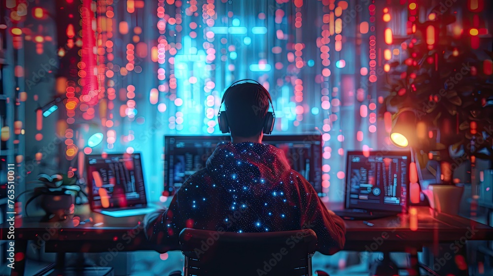 Visualization of the effects of a phishing scam on an individual's ...