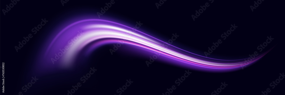 Abstract blue wave background. Wavy transparent curved lines in the ...