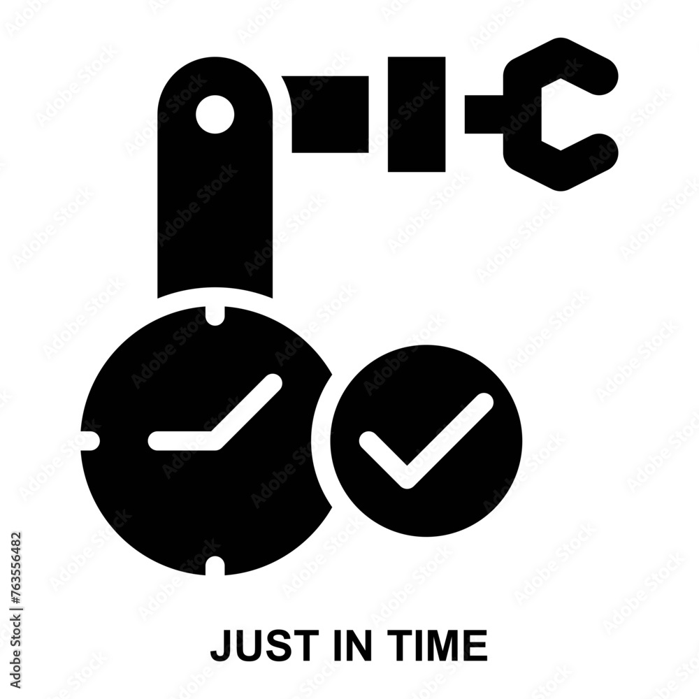 just in time, manufacturing, production, time efficiency, in time ...