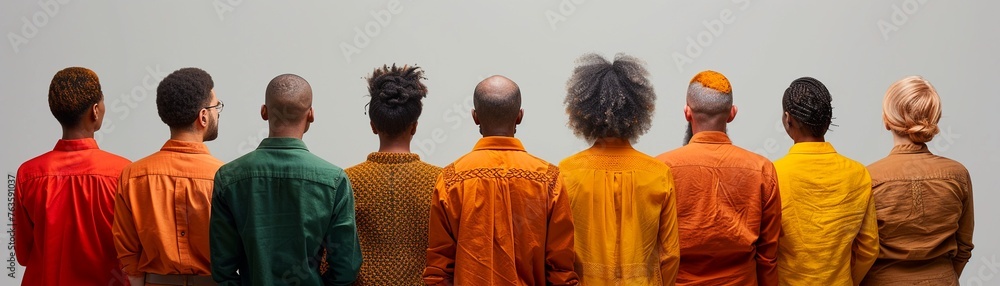 Capture the essence of unity in diversity! Create a visually striking ...
