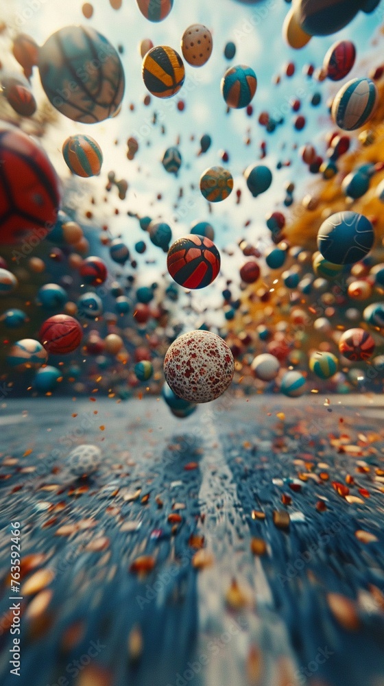 In this ad series, lets highlight our gravity-defying sports balls from ...