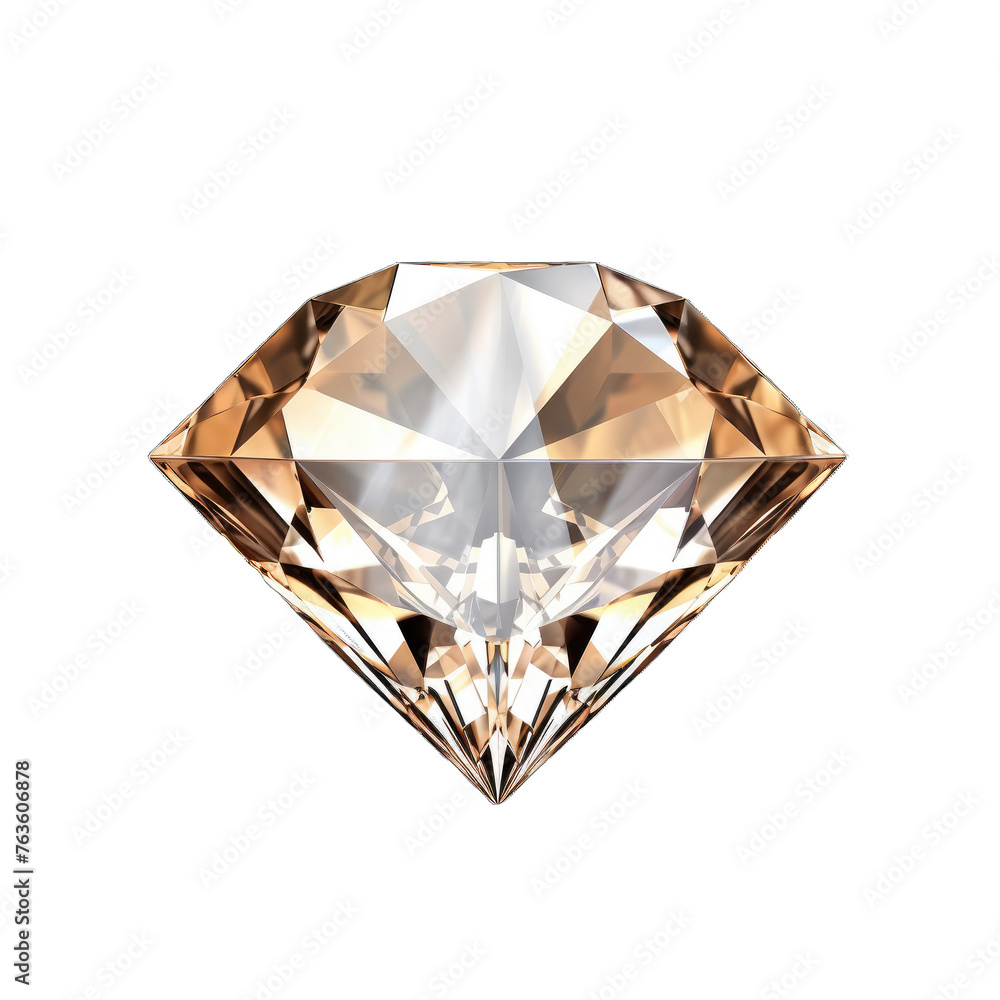 gold diamond PNG Transparent white background Stock Photo | Adobe Stock