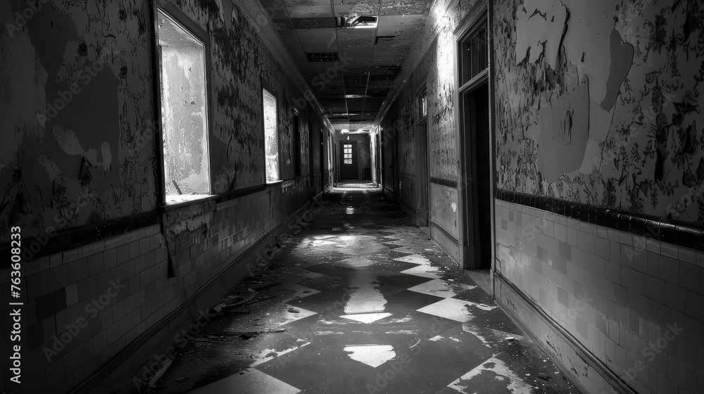 Abandoned Asylum: Photograph the haunting interior of an abandoned ...