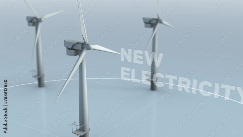 Vidéo Stock Multiple Windmills are Shown. Each Blade is Being ...